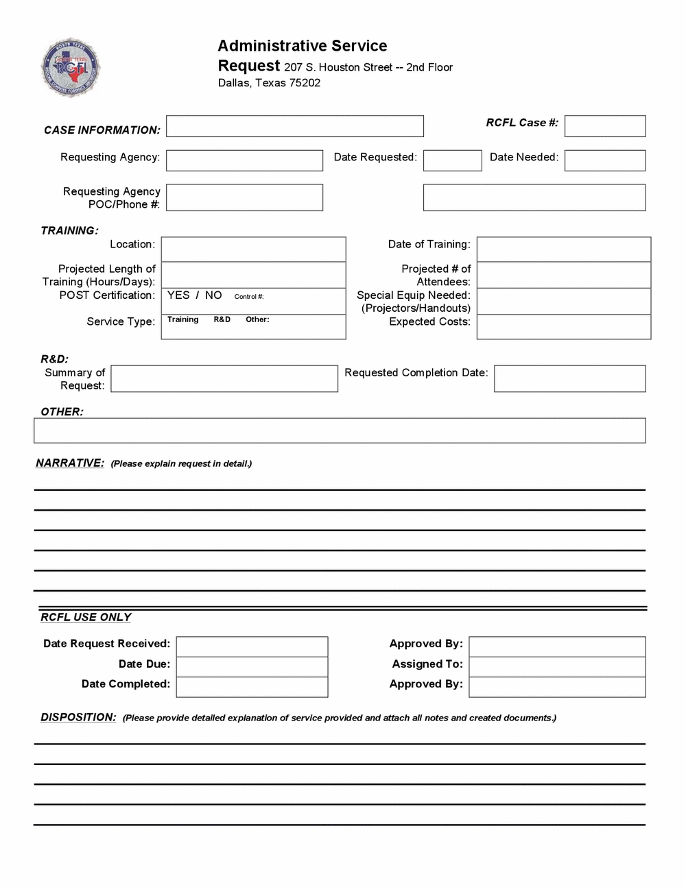 Formntrcfladminseriverequest 1new — Rcfl 
